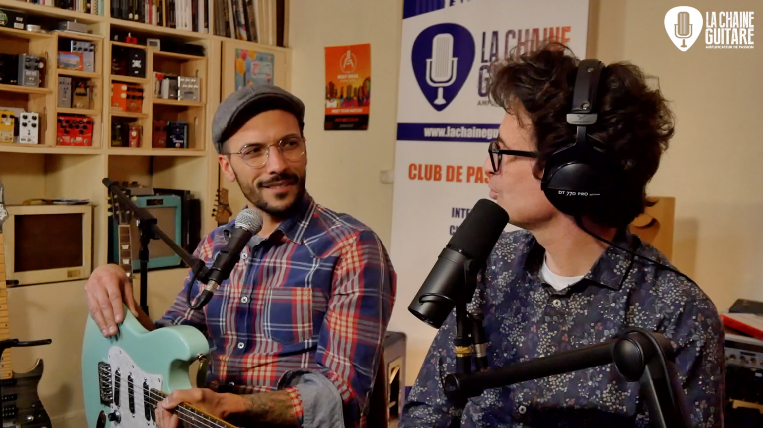 Jonathan Berg chez La Chaîne Guitare - Berg Guitares